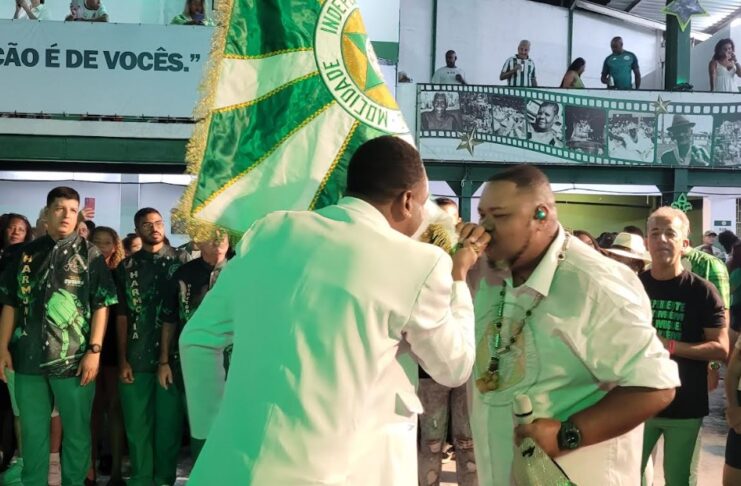 Cria da escola, Igor Vianna se emociona ao ser apresentado como novo cantor da Mocidade: 'nasci ...